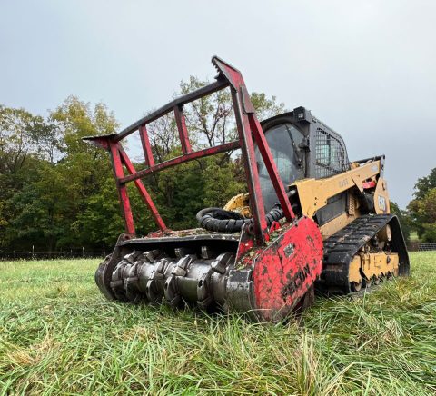 Skid Steer Attachments – Mulching Head | Forestry Rentals